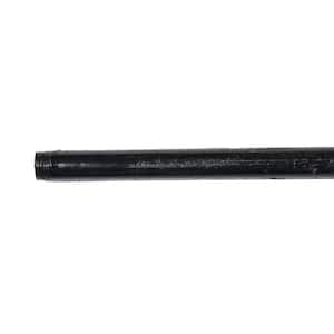 STZ 1 in. x 10 ft. Black Steel Sch. 40 Pipe 314 1X120 - The Home Depot