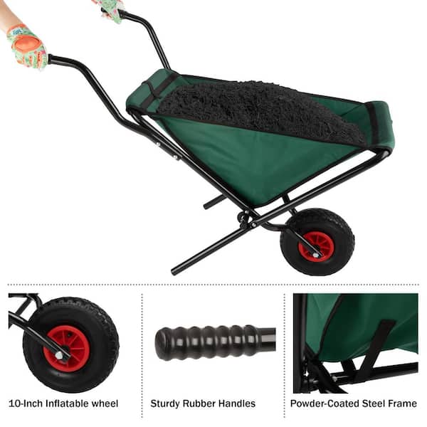 Collapsible wheelbarrow home depot store