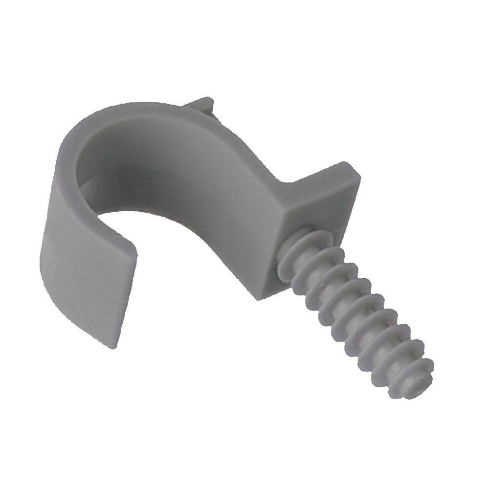 Commercial Electric 1/2 in. PVC Masonry Clamp (5-Pack) CPC050-CECP5 ...