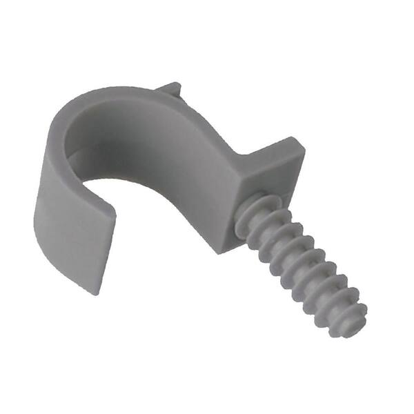 Commercial Electric 1/2 in. PVC Masonry Clamp (5-Pack) CPC050-CECP5 ...