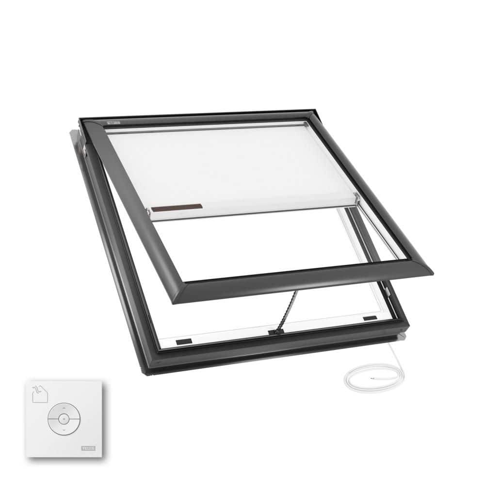 Reviews for VELUX 44-1/4 x 45-3/4 in. Electric Venting Deck Mount Skylight with Laminated LowE3 ...