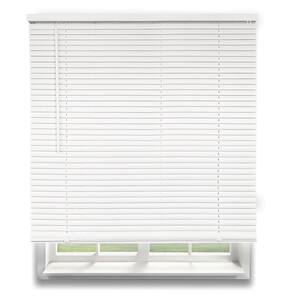 Chicology Alabaster Cordless Room Darkening Vinyl Mini Blind with 1 in ...