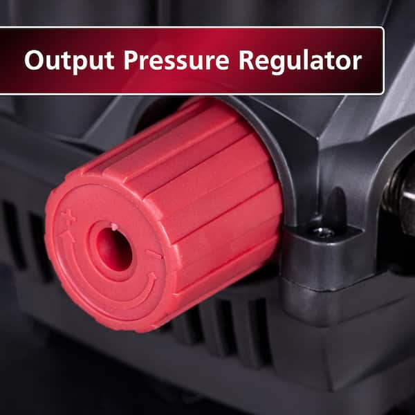 Husky 3 Gal. 120 PSI Portable Electric Oil-Free Light Duty Pancake Air ...