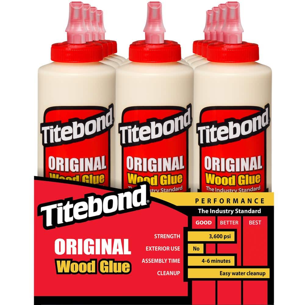Titebond 16 oz. Titebond Original Wood Glue (12-Pack) 5064 - The Home Depot