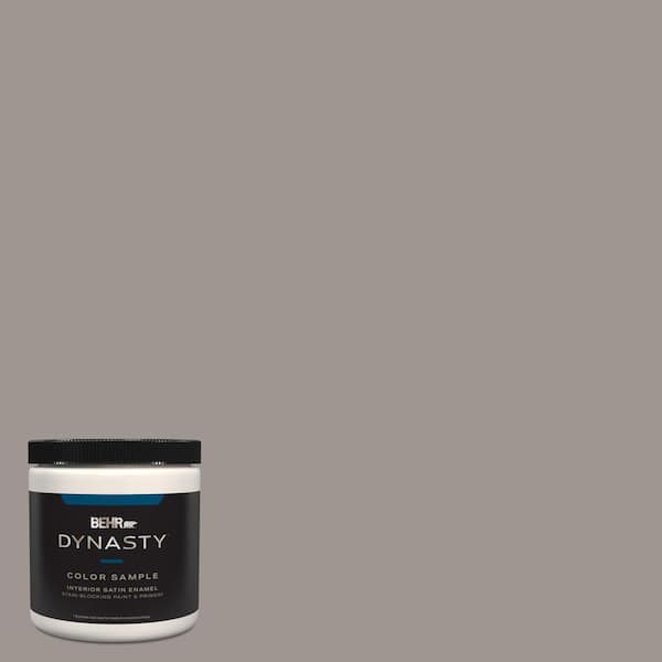 BEHR DYNASTY 8 oz. #790B-4 Puddle Satin Enamel Stain-Blocking Interior ...