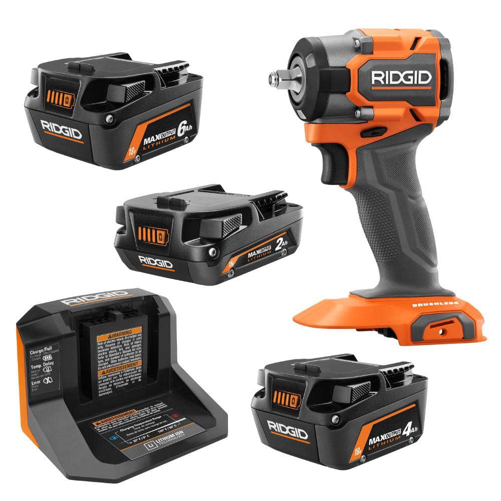 Reviews for RIDGID 18V Lithium-Ion MAX Output 6.0 Ah, 4.0 Ah, and 2.0 ...
