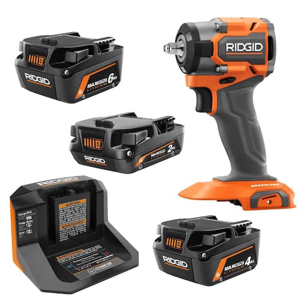 Reviews for RIDGID 18V Lithium-Ion MAX Output 6.0 Ah, 4.0 Ah, and 2.0 ...