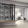 12-Piece Black Hanging Room Divider, Partitions Panel Screen for ...
