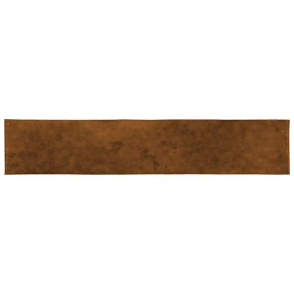 Merola Tile Menorca Rust 3 in. x 13 in. Ceramic Wall Take Home Tile ...