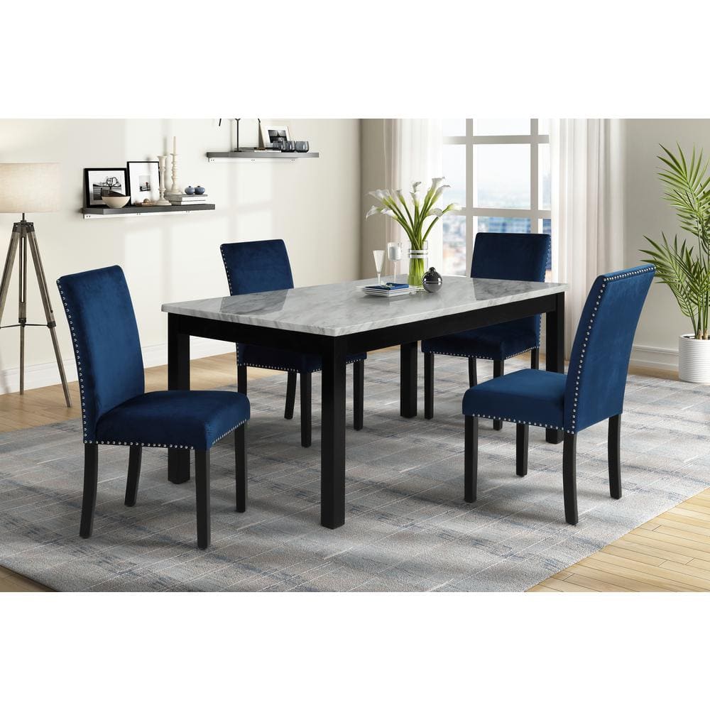 NEW CLASSIC HOME FURNISHINGS New Classic Furniture Celeste 5-Piece Blue ...