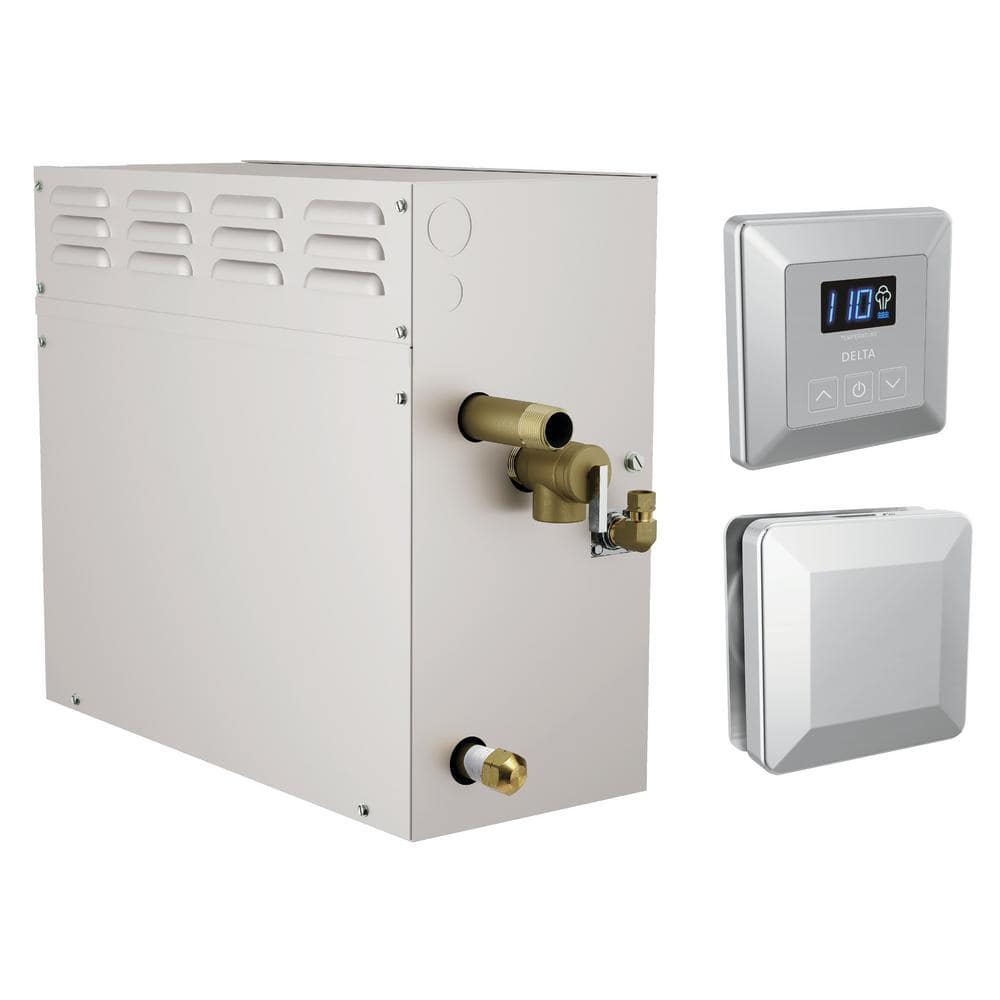 Delta SimpleSteam 15000-Watts Steam Generator in Lumicoat Chrome 5P ...