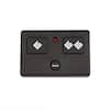 GHOST CONTROLS Standard 3-Button Remote Transmitter for Ghost Controls Automatic Gate Opener ...