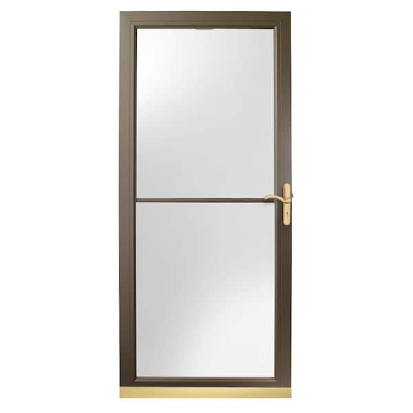Andersen 32 in. x 80 in. 3000 Series Terratone Self-Storing Storm Door ...