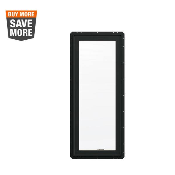 JELD-WEN 24 in. x 60 in. W-5500 Right-Hand Casement Wood Clad Window ...