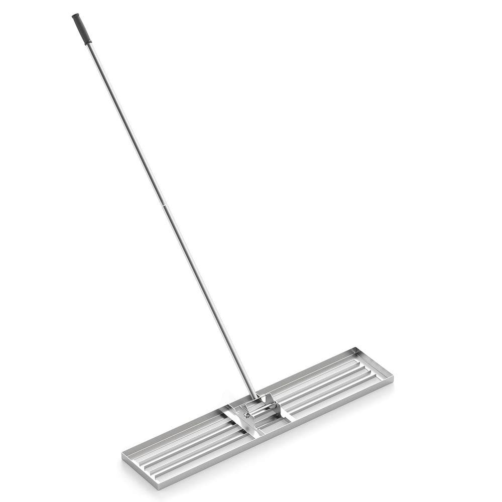Gymax 30 in. x 10 in. Heavy Duty Lawn Level Tool for Soil w/ 67 in ...