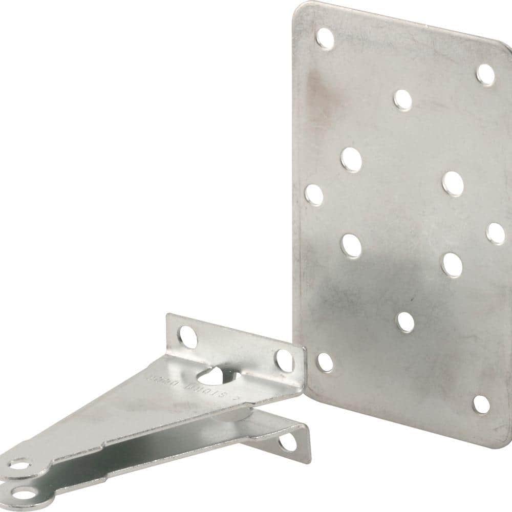 Prime-Line Jamb Bracket w/Plate, 2-1/2 in. x 4-1/16 in., Steel ...