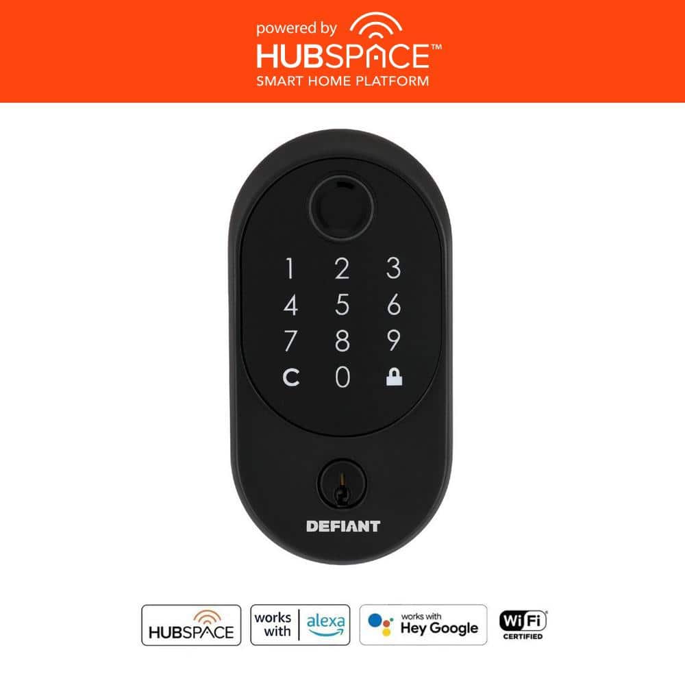 Reviews for Defiant Round Fingerprint Aged Bronze Electronic Single ...