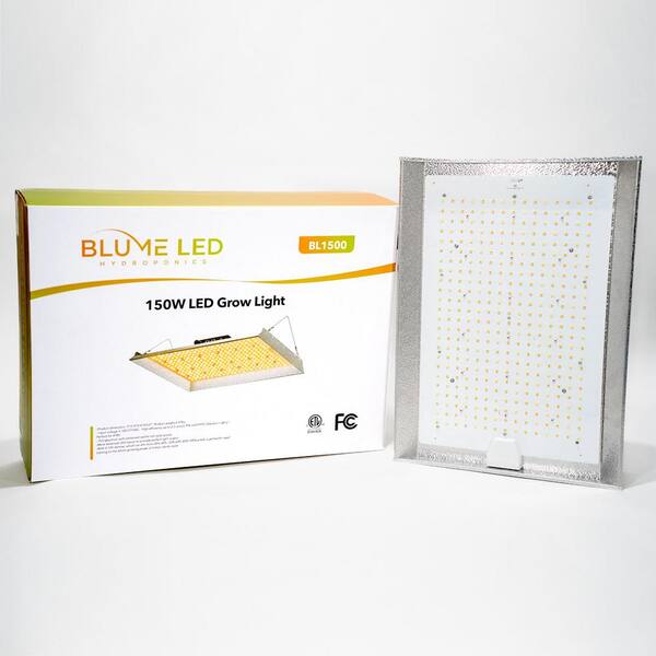 BLUME LED HYDROPONICS Blume 150-Watt Full Spectrum LED Grow Light with ...