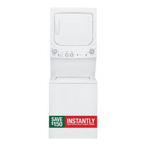 Whirlpool White Laundry Center with 3.5 cu. ft. Washer and 5.9 cu. ft ...