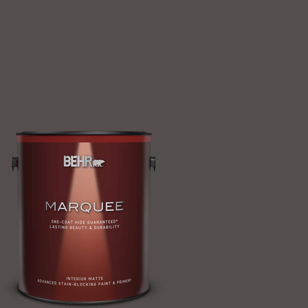 BEHR MARQUEE 1 gal. #PPU24-02 Berry Brown Matte Interior Paint & Primer ...