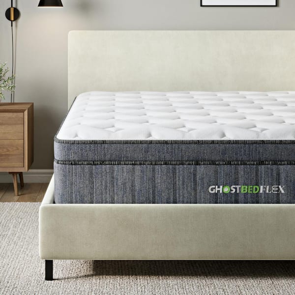GHOSTBED Flex 13 in. Medium Firm Gel Memory Foam Pillow Top Hybrid California King Mattress 13GBFX67