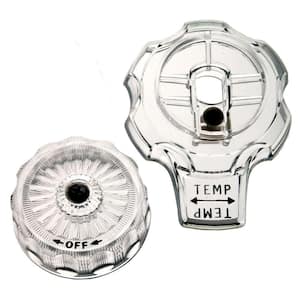 BrassCraft Volume and Temperature Control Single-Lever Handle Pair in ...