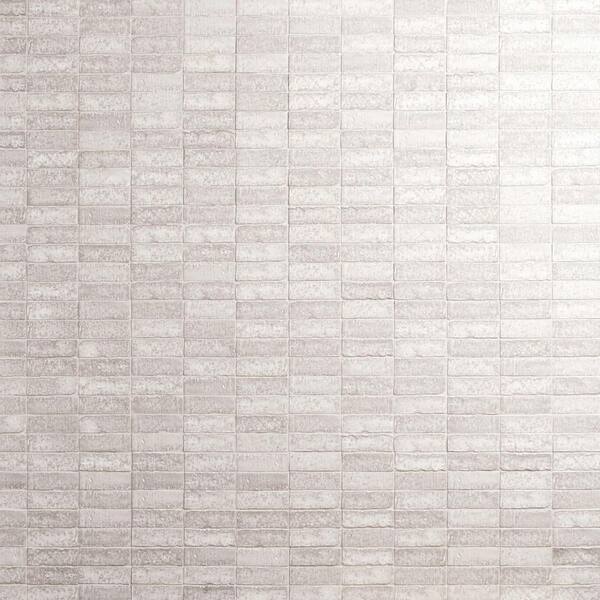 Ivy Hill Tile Creston Chalk White 12.03 in. x 12.39 in. Stacked Matte ...