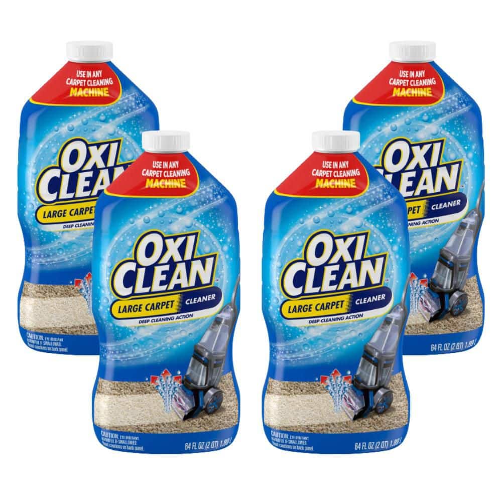 OxiClean 64 oz. Oxi Clean Large Area Carpet Cleaner, (4-Pack) 01206-4 ...