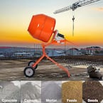 Kushlan 3.5 cu. ft. 3/4 HP 120-Volt Motor Direct Drive Cement Mixer 350DD - The Home Depot