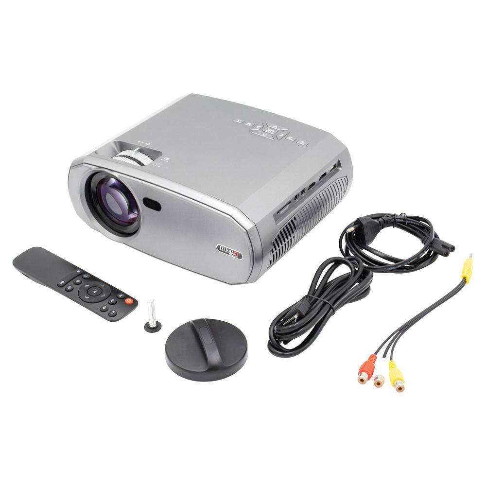 Technaxx 1920 x 1080 Full HD Multimedia Projector in Gray with 1500 ...