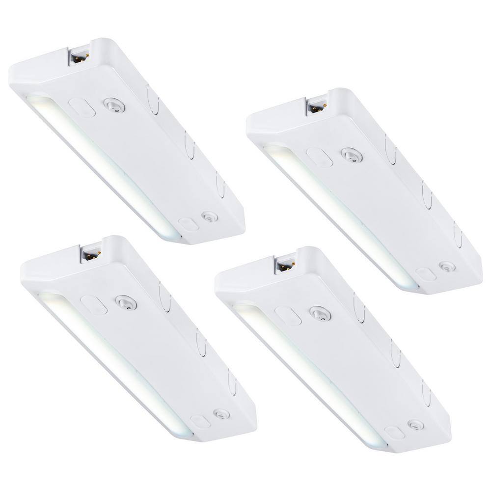 PROLINK Direct Wire 12 in. LED White Under Cabinet Light (4-Pack) 66791