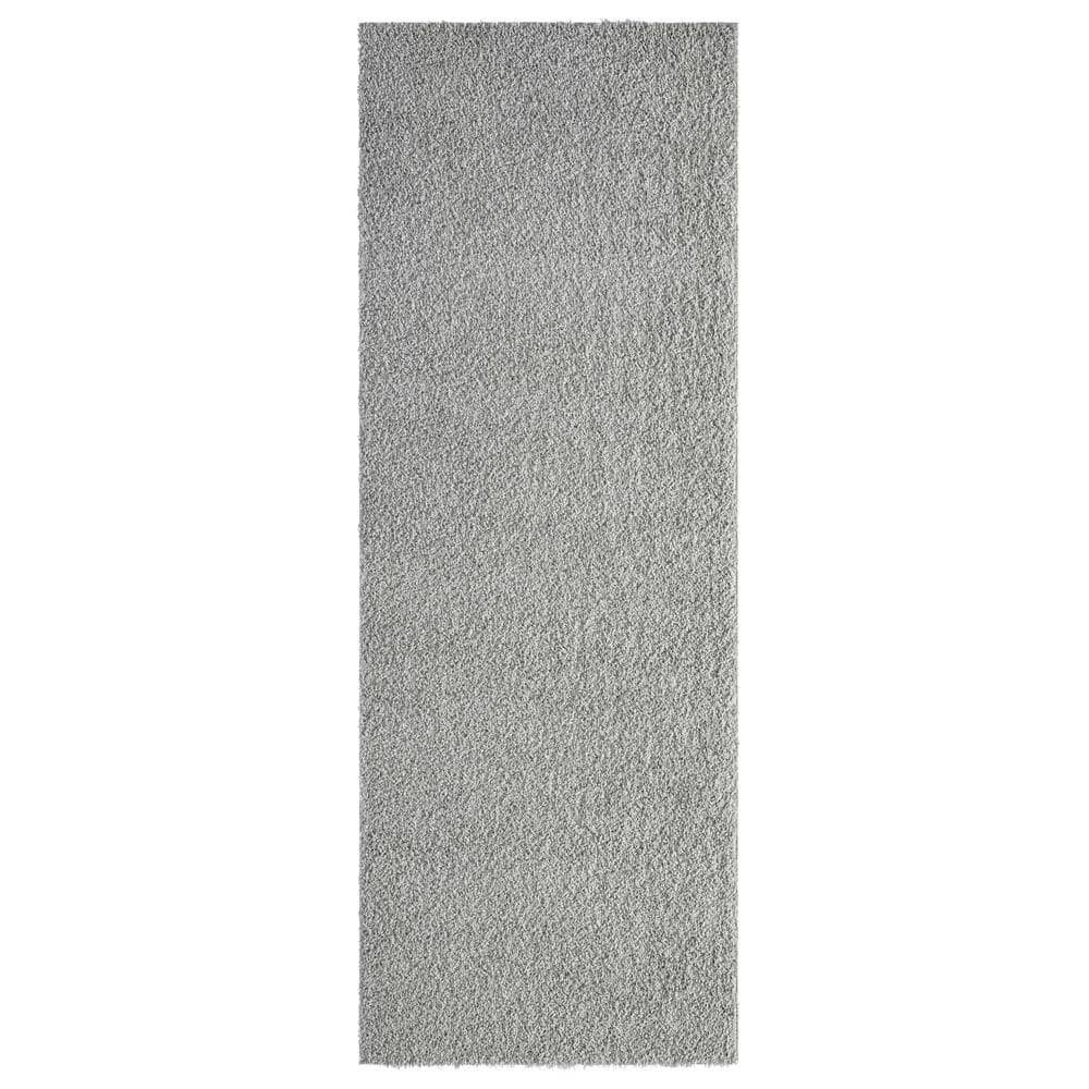 Context Eclipse Solid Gray 3 ft. x 10 ft. Polypropylene Area Rug ECL ...