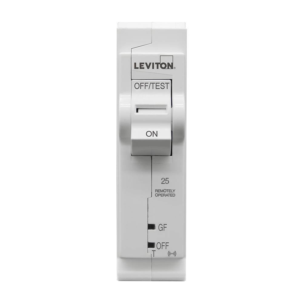 Leviton 1-Pole 25 Amp, 120-Volt, 2nd Gen Wi-Fi Smart GFPE Branch ...