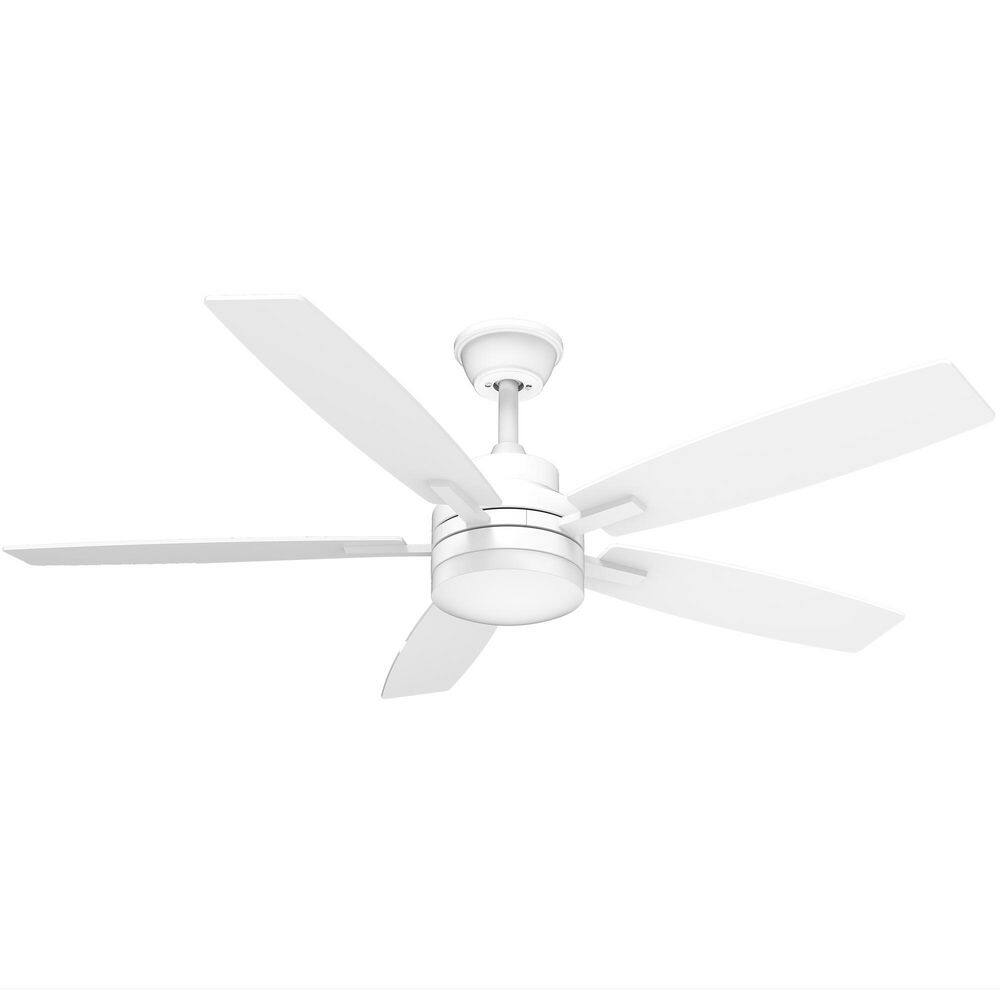ATRPLAN TRADING Ceiling Fan 52 in. Width in Smart Indoor White Low ...