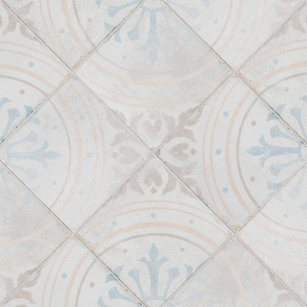 Merola Tile Barcelona Decor Raval 5-3/4 in. x 5-3/4 in. Porcelain Floor ...