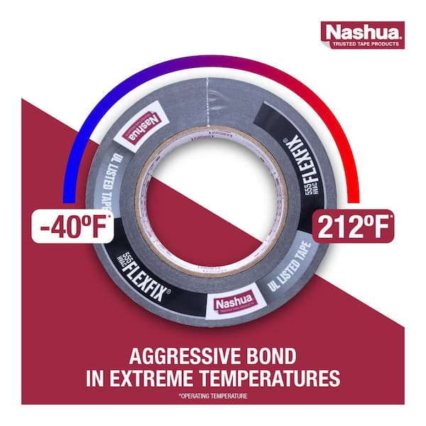 Nashua Tape 1.89 in. x 120.3 yd. 555 FlexFix UL Listed Duct Tape Sealer ...