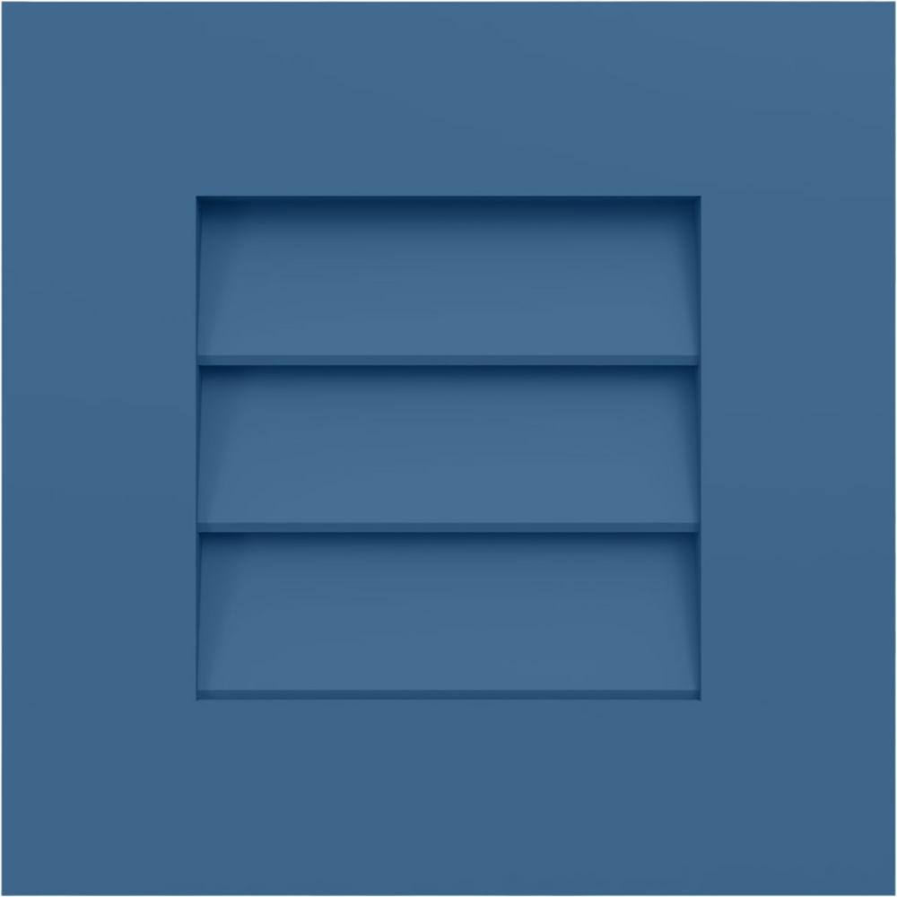 Ekena Millwork 12 in. W x 12 in. H EnduraCore Composite Louver Shutters ...