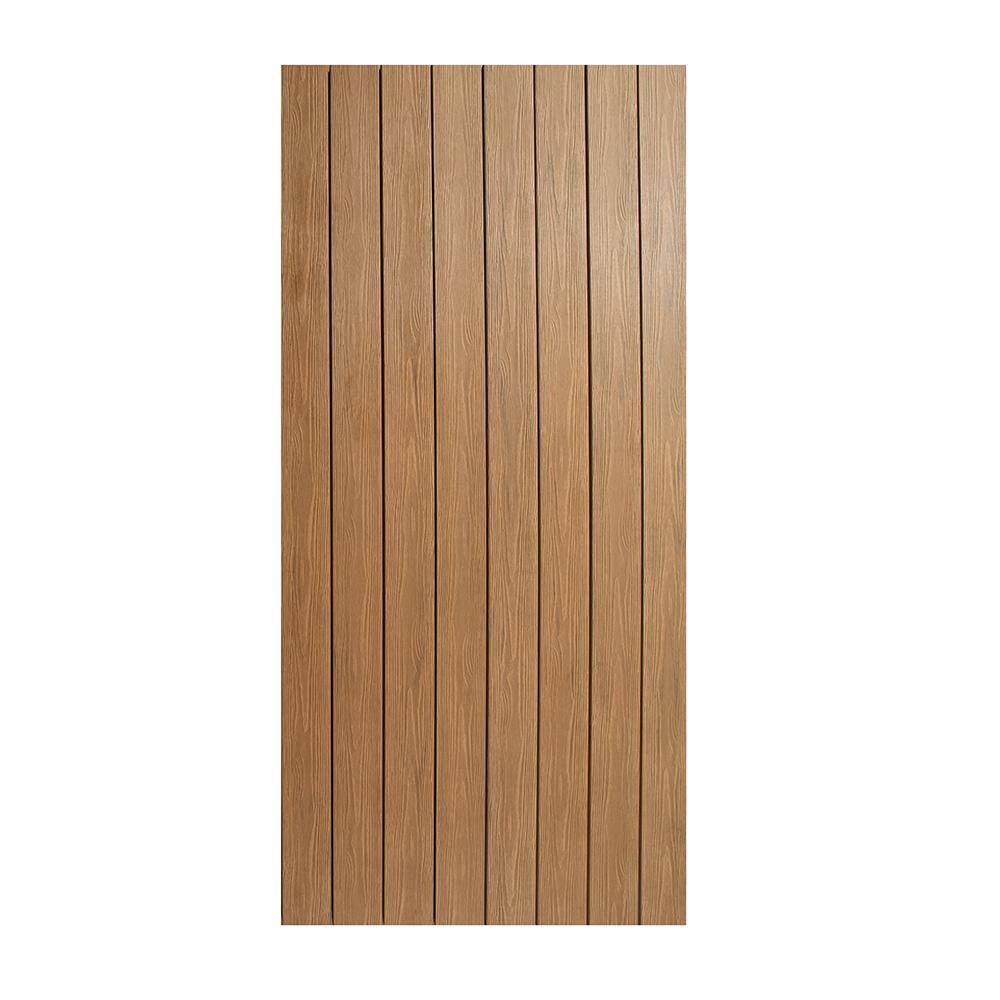 Buy Apex 1 in. x 6 in. x 8 ft. Himalayan Cedar Brown PVC Grooved Deck ...