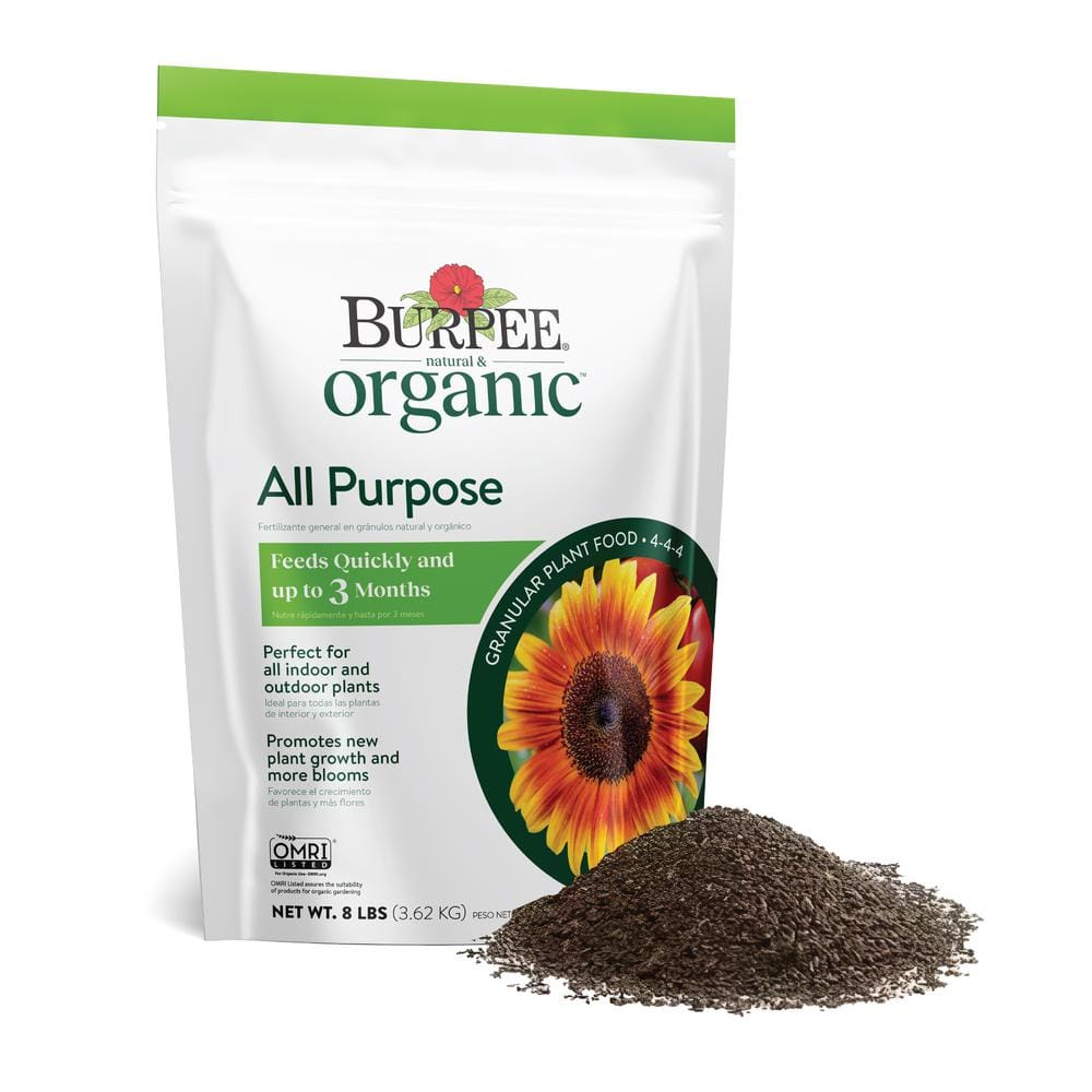 Burpee 8 lbs. Organic All Purpose Plant Food 8100558 - The Home Depot