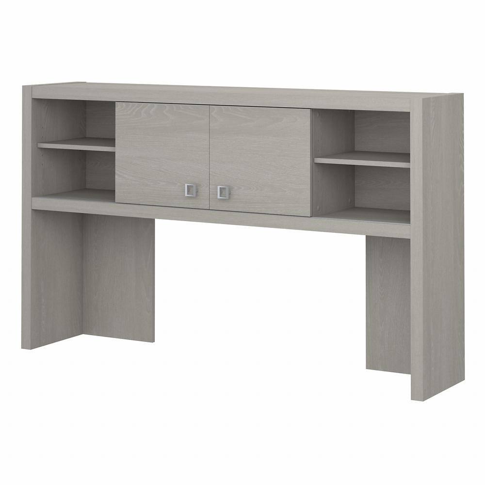 Bush Furniture Echo Gray Sand Computer Desk Hutch KI60203-03 - The Home ...