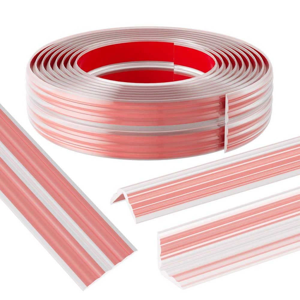 NVNOO 1.6 in. x 10 ft. Composite Self Adhesive Drywall Corner Bead ...