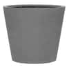 PotteryPots Bucket Large 24 in. Tall Grey Fiberstone Indoor Outdoor ...