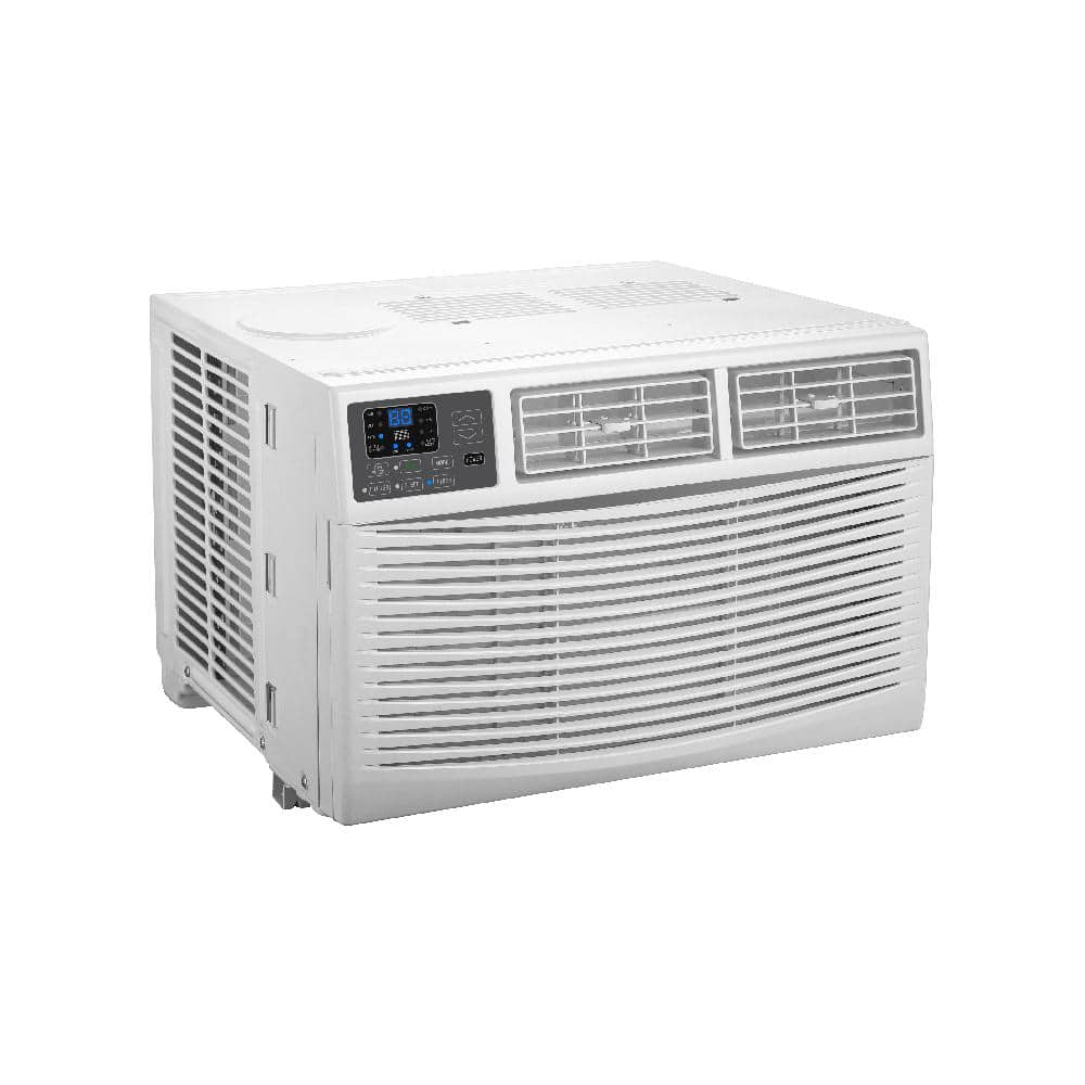 Karl home 8000 BTU (DOE) 115-Volt WIFI Window Air Conditioner Cools 350 sq. ft. with Heater with ...