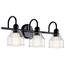 KICHLER Avery 33.5 in. 4-Light Black Industrial Bathroom Vanity Light ...