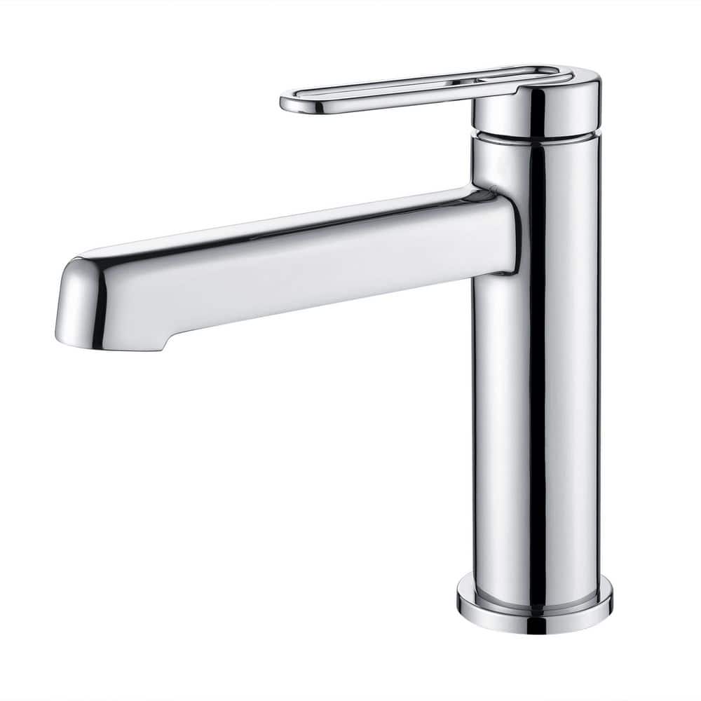 AIMADI Single Handle Single Hole Bathroom Faucet Modern Brass Vanity ...