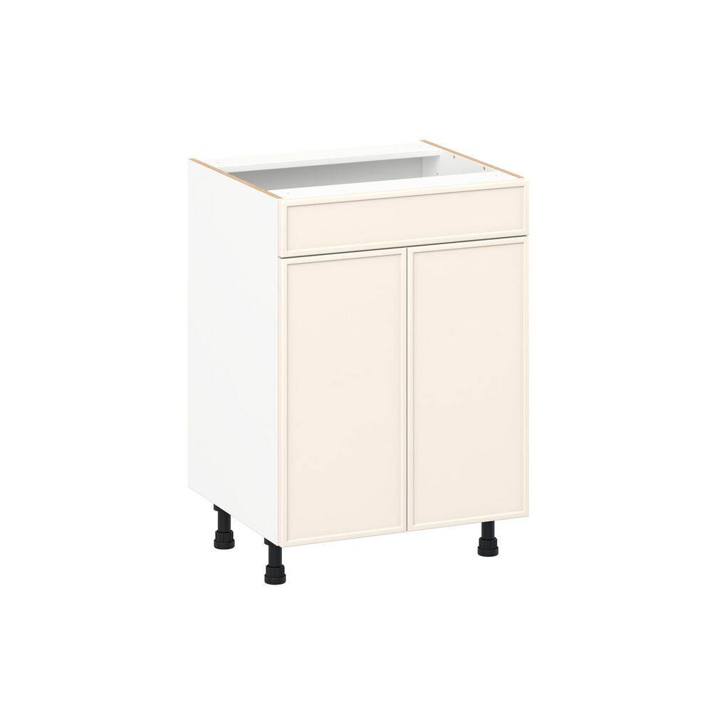 J COLLECTION Fairview Washed Linen Slim Shaker Assembled Vanity Sink ...