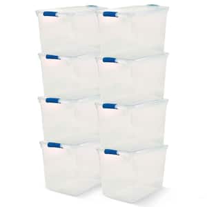 Rubbermaid Roughneck 66 Qt/16.5 Gal Stackable Storage Containers, Clear ...