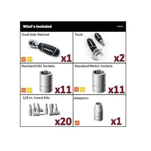 Husky - Ratchet & Socket Sets - Hand Tool Sets - The Home Depot