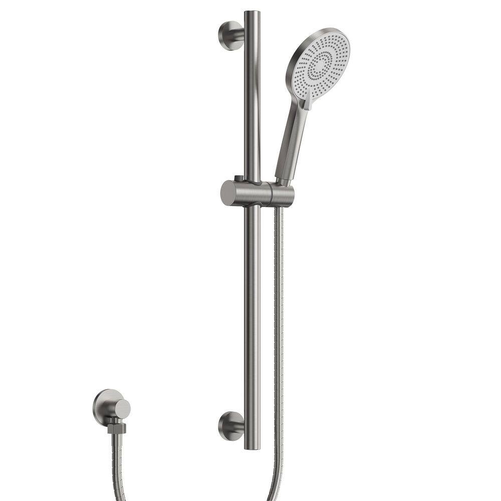 EVERSTEIN 1-Handle 3-Spray Shower Faucet 2.5 GPM with Slide Bar in ...