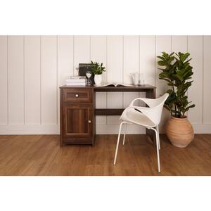 TECHNI MOBILI 43 in. W Rectangular Walnut Home Office Computer ...